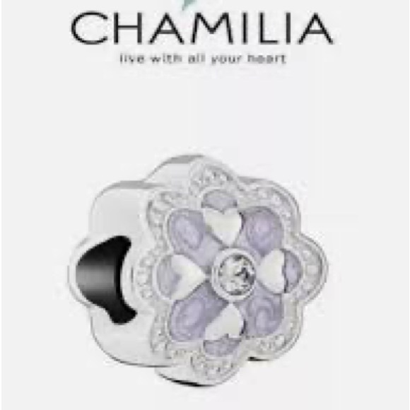 Chamilia | Jewelry | Chamilia Sterling Swarovski Cherish Charm | Poshmark